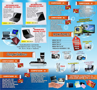 CF Design e Criação: Folder Loja Informática