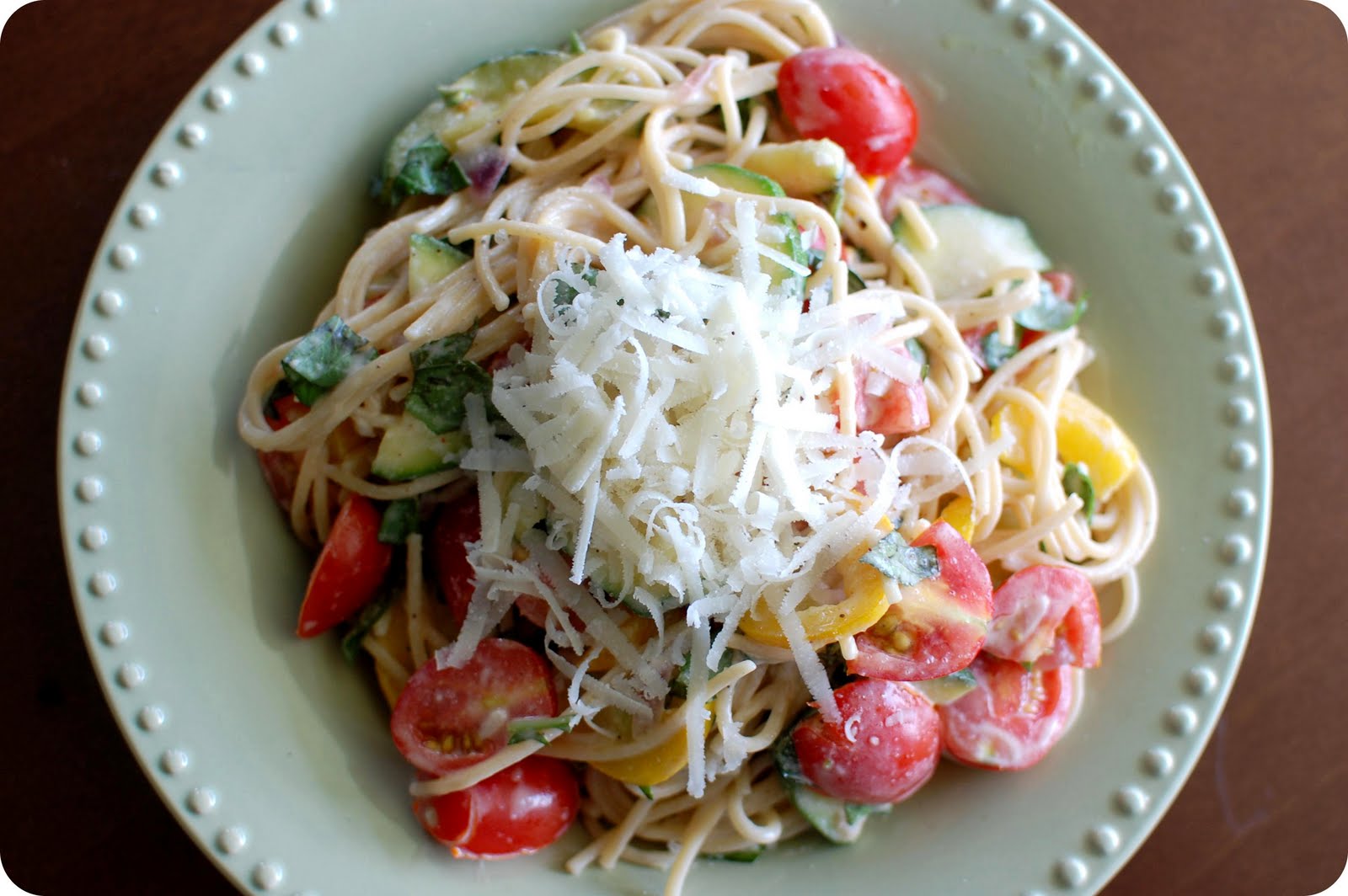 33 Shades of Green: Weekend Kitchen . . . Farmers Market Pasta