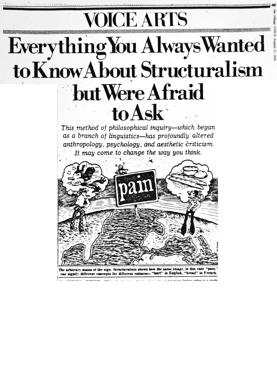 Perry Meisel: Everything You Always Wanted to Know About Structuralism ...