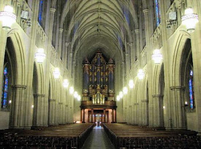 Methodist "Cathedrals": Duke University Chapel, Durham, NC