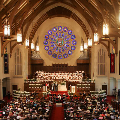 Methodist "Cathedrals": First UM Church, Lubbock Tx