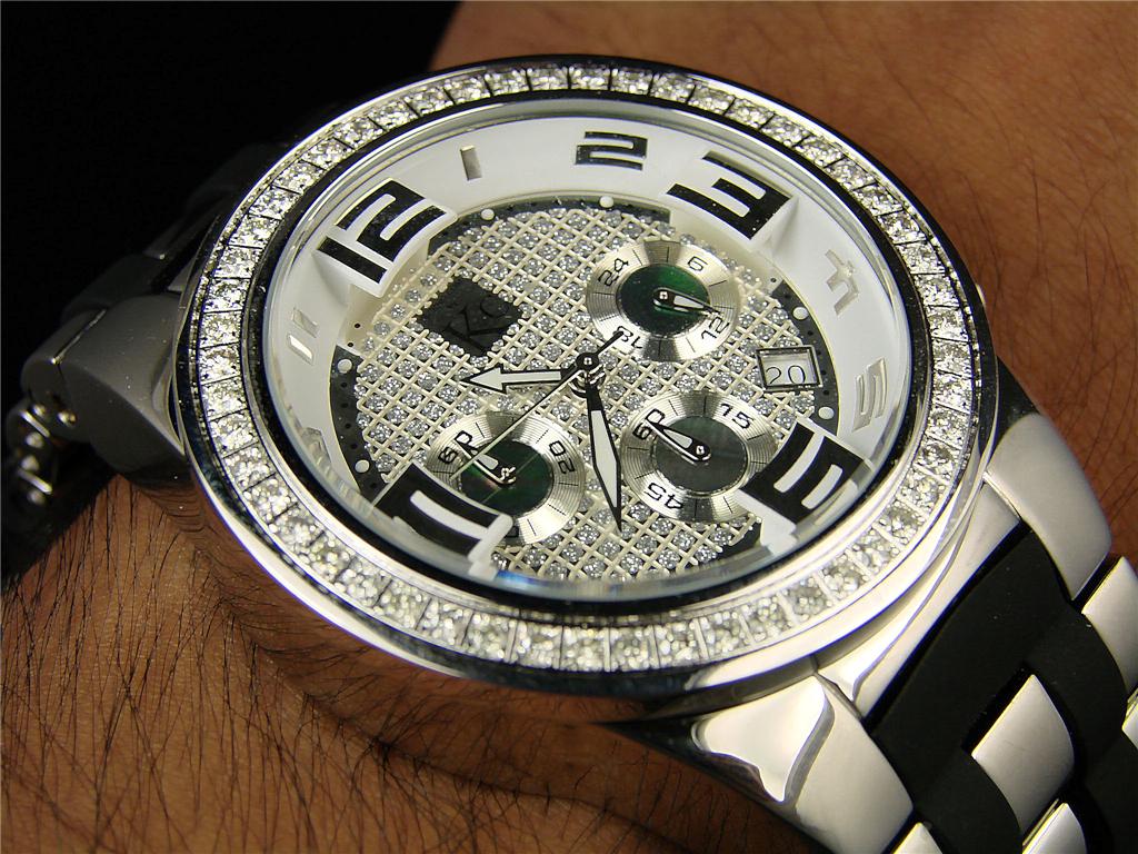 new_york_jewels: TECHNO COM KC/JOE RODEO JOJO POLY DIAMOND WATCH 3.00 CT