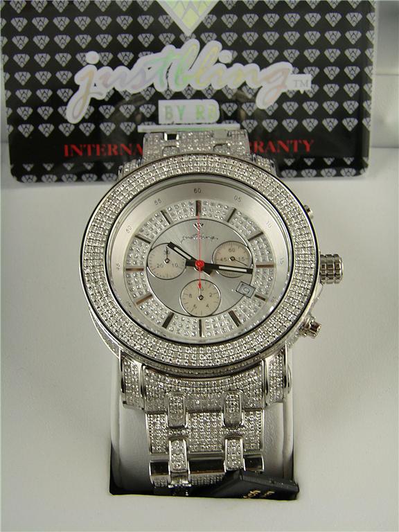 new_york_jewels: JUST BLING/JOE RODEO ULTRA BLING DIAMOND WATCH 12.00 CT