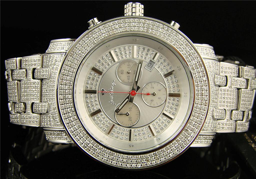 new_york_jewels: JUST BLING/JOE RODEO ULTRA BLING DIAMOND WATCH 12.00 CT