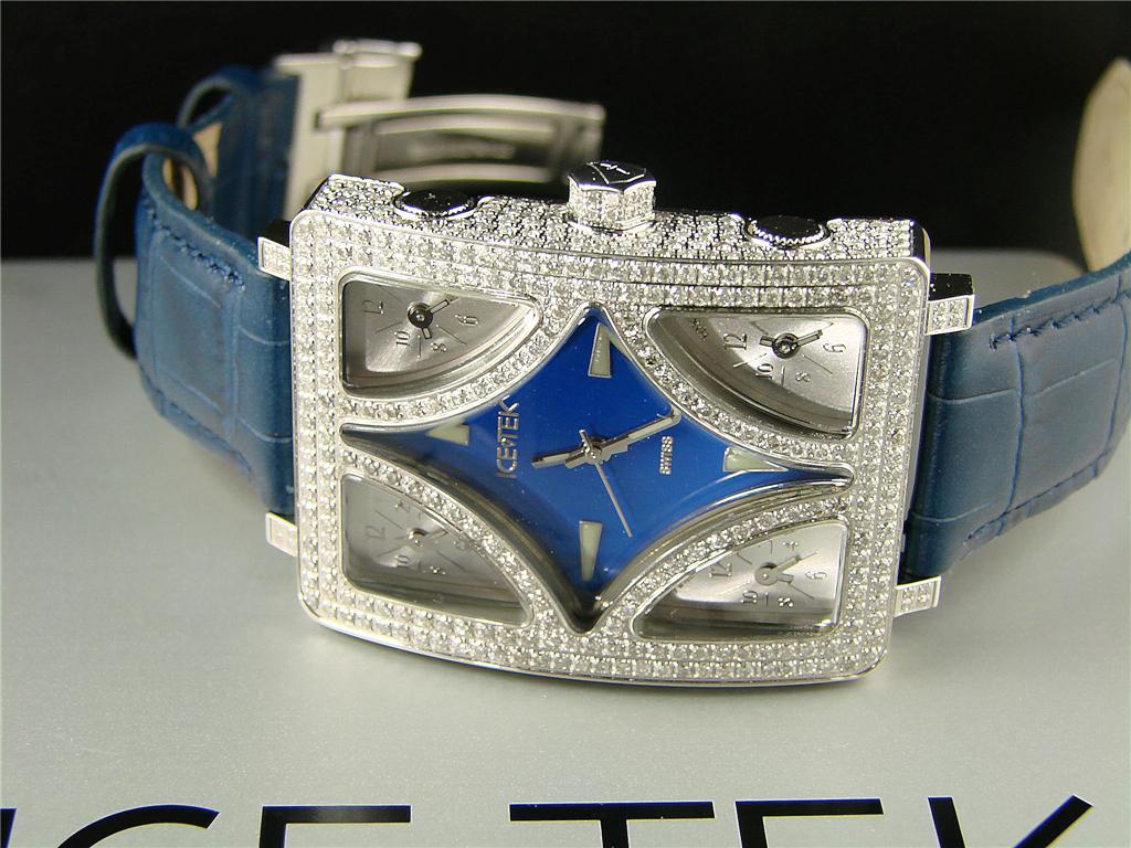new_york_jewels: ICE TEK 7.5 CT QUINTEMPO II /JACOB BENNY DIAMOND WATCH
