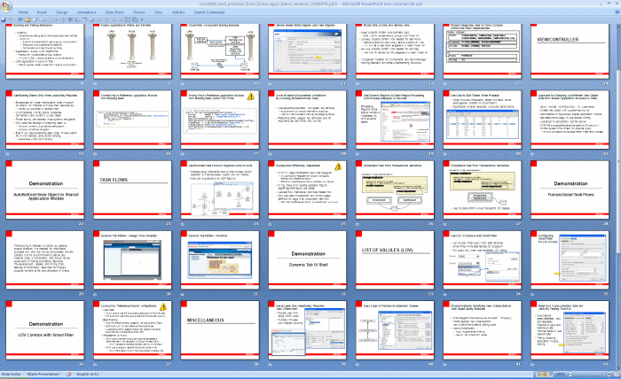 Digital World: Slide Sorter View