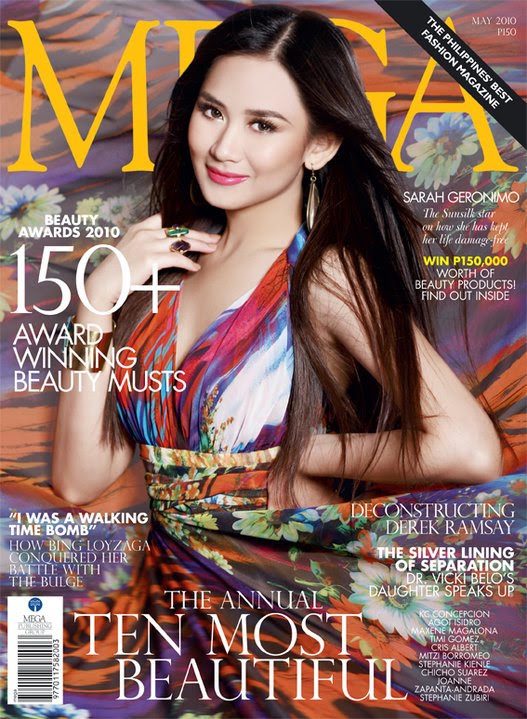 Pinoy TV Shows and Entertainment: Sarah Geronimo Covers MEGA Magazine ...