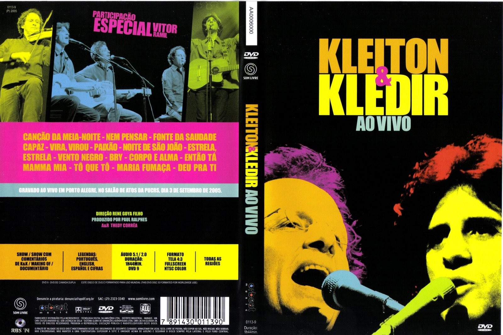 Capas Show Nacional: Kleiton e Kledir - Ao Vivo