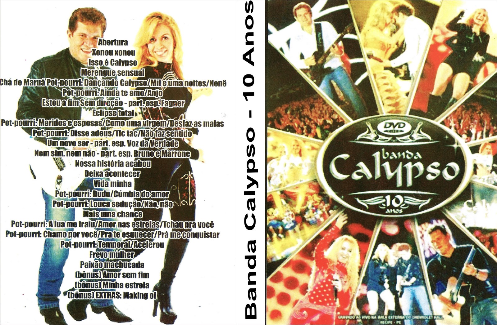 Capas Show Nacional: Banda Calypso - 10 Anos