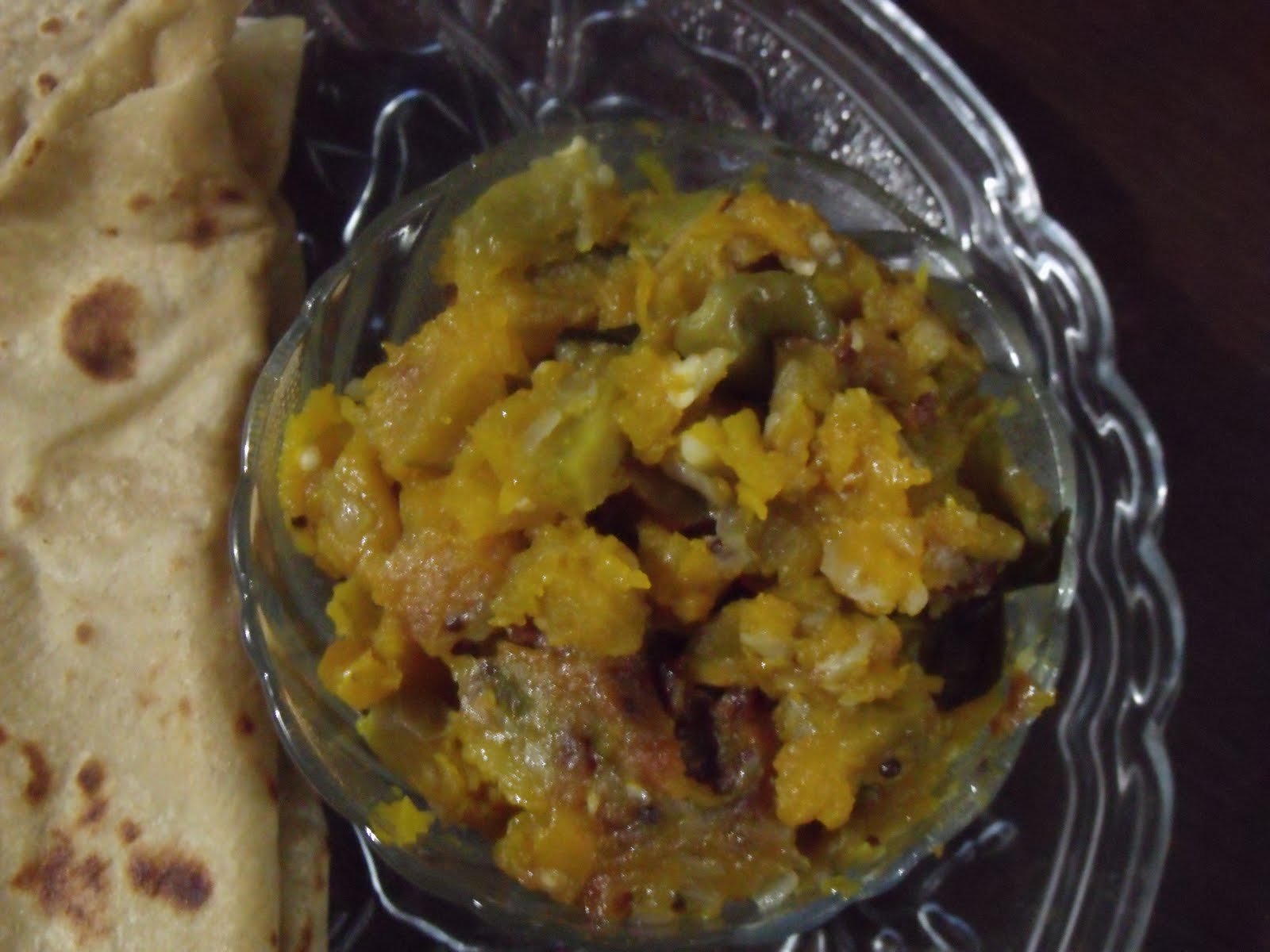 Latha's Kitchen: Kumbalakayi palya (Yellow pumpkin side dish)