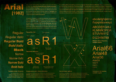 213 Diseño gráfico: La tipografía Arial