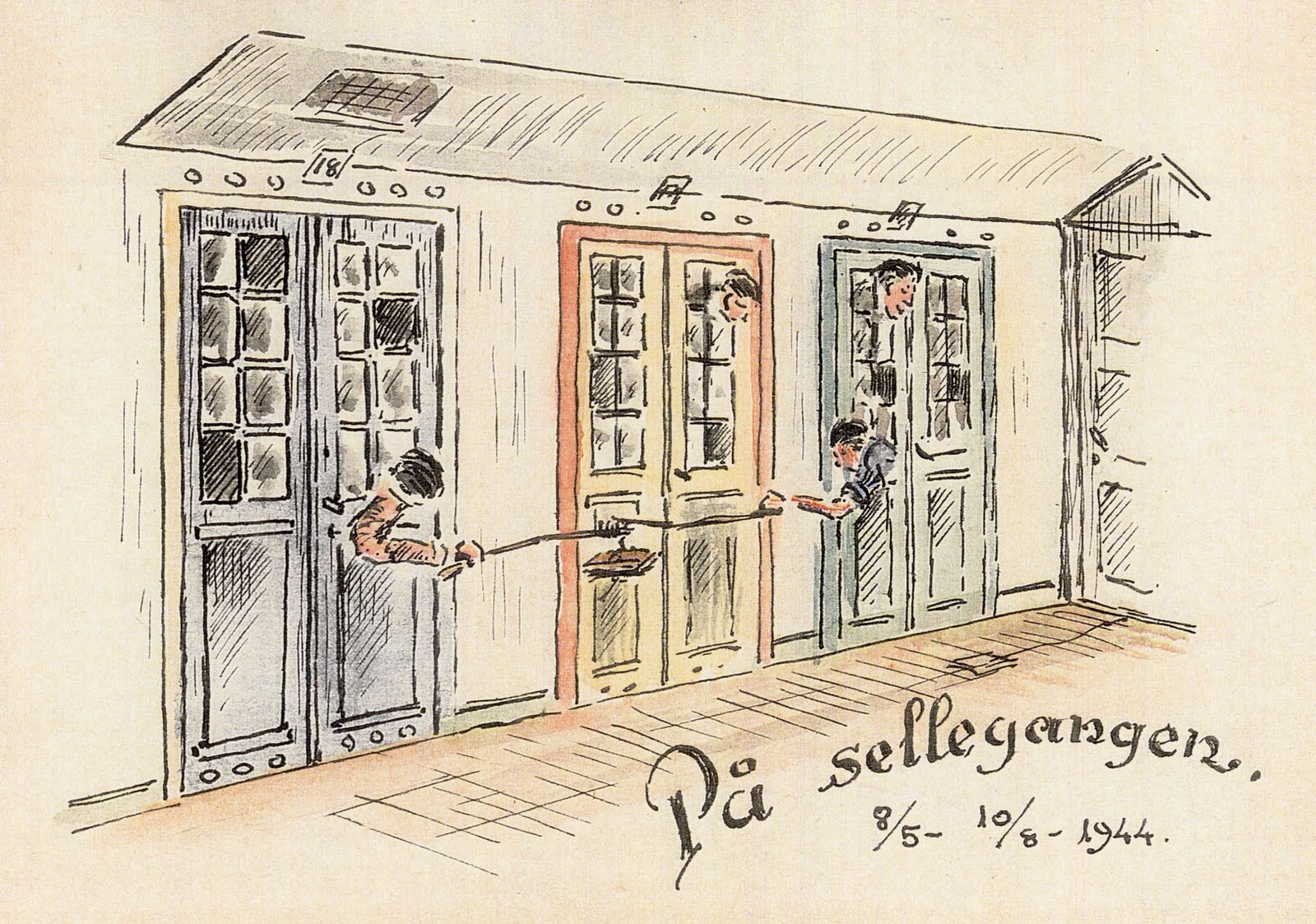 Glimt fra Falstadarkivet: 14: På cellegangen