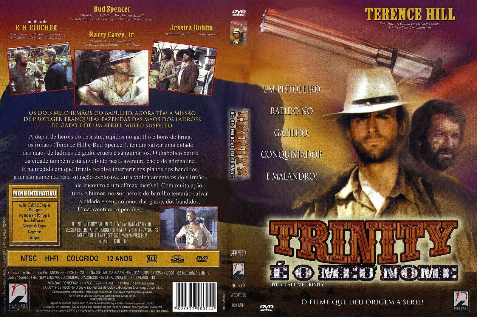 Capas de Fimes de Faroeste: Trinity É O Meu Nome