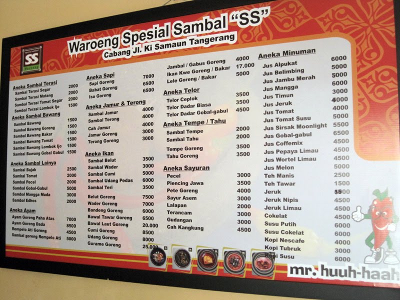 Si Kecil Lucu: Kuliner "Special Sambel"