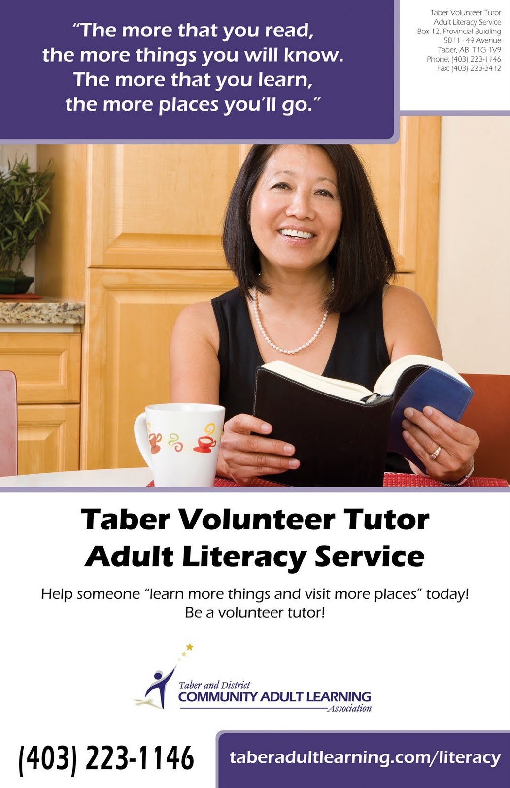 Clint Mattson's Design & Layout Portfolio: Posters for Taber Adult Learning