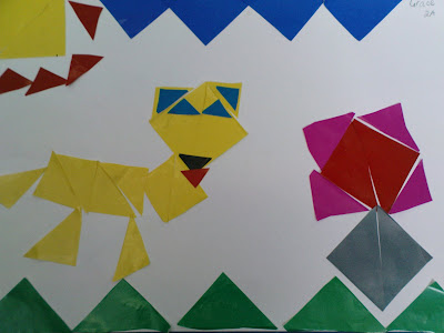 Hannah and Bobbi: Triangles and Animals....