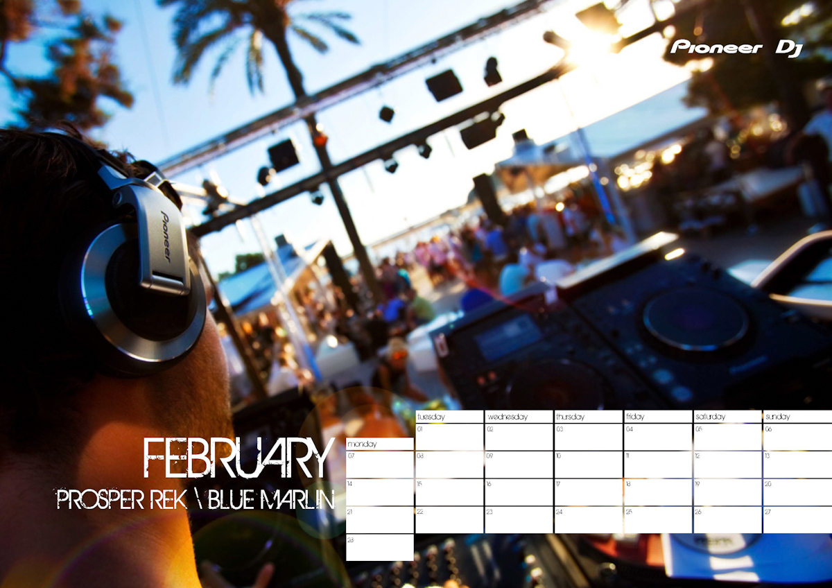 Dan Reid Photography: Pioneer Ibiza Calender 2011