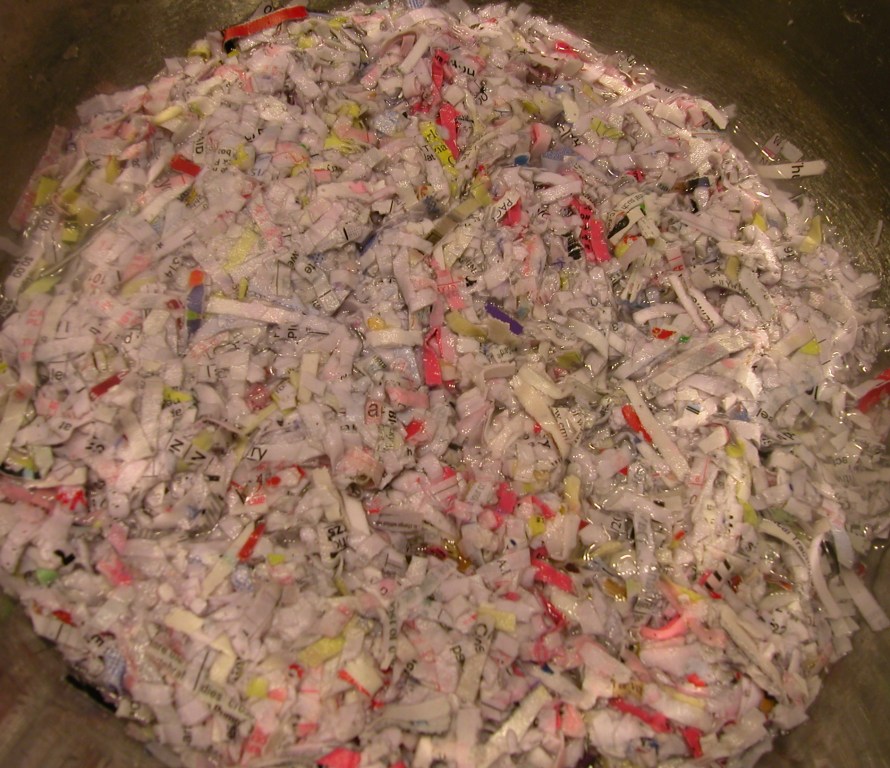 My Papier Mache Process by HowlingDogsStudio: From Paper to Pulp, to ...