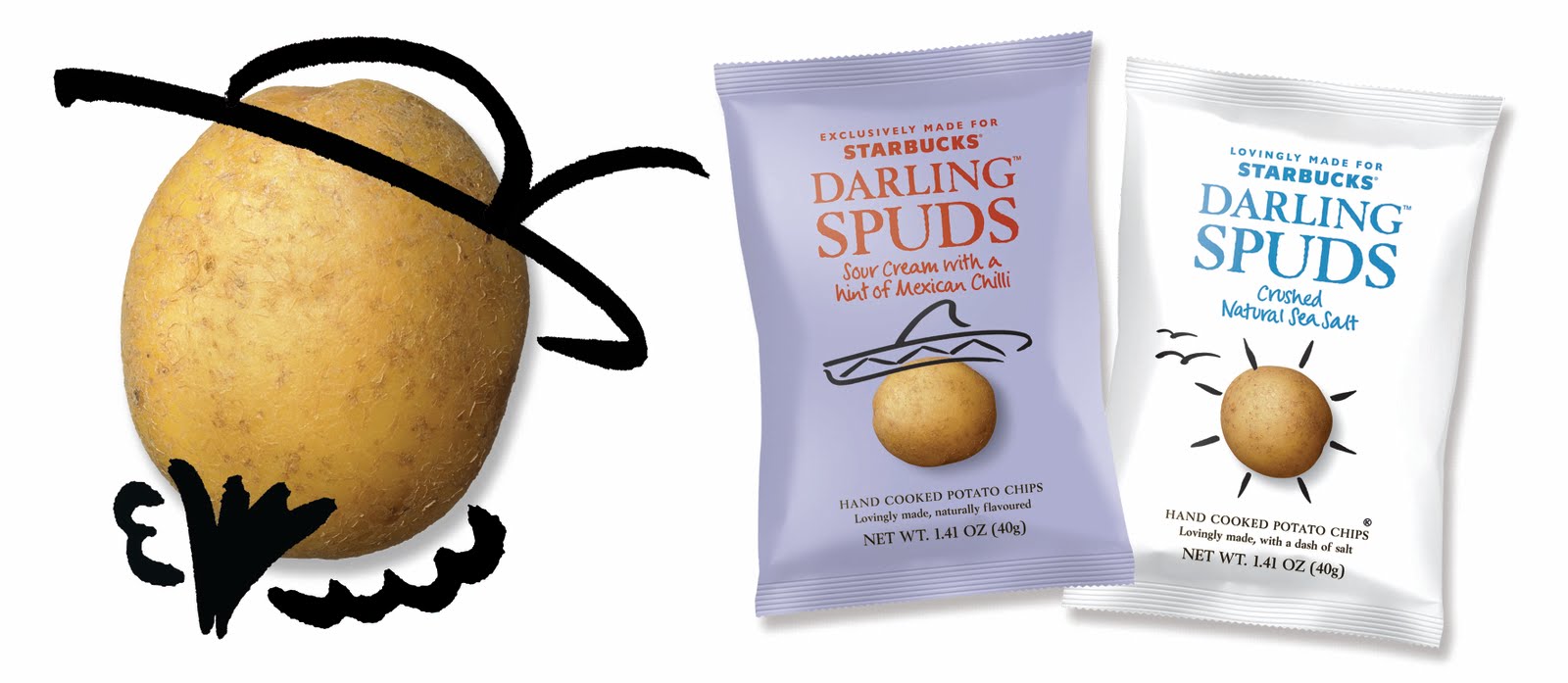 Schmoozequeen.TV: 'Darling Spuds' North American Launch at Starbucks ...