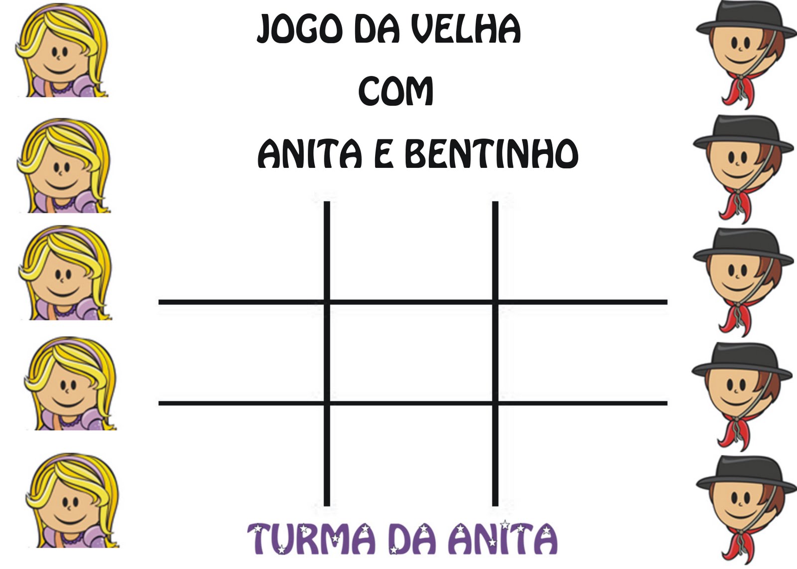 Jogo Da Velha Desenho Librain