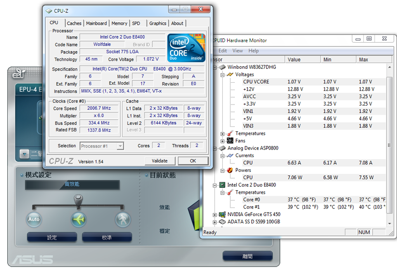 月下腦人惱腦: ASUS 華碩 EPU Engine 節能省電磁碟 disk activity 卻不能閒置 Idle