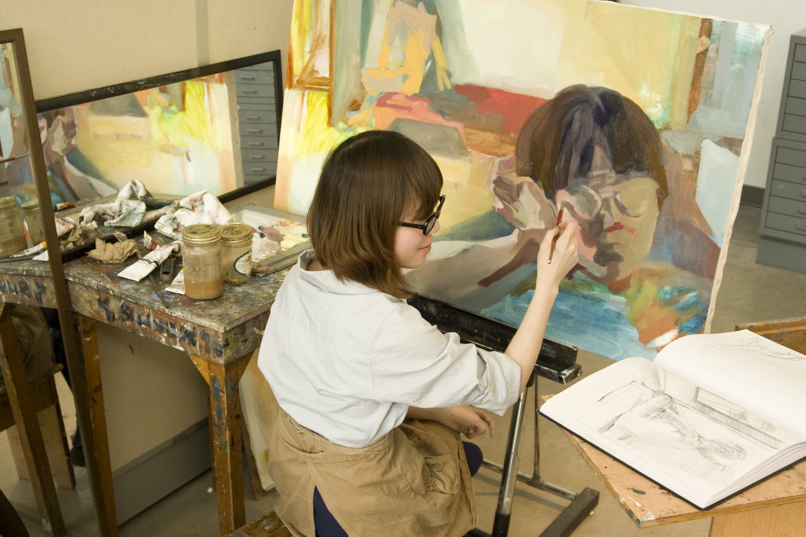 Visual Art School: Preliminary Drawings, Beginning Stages ...