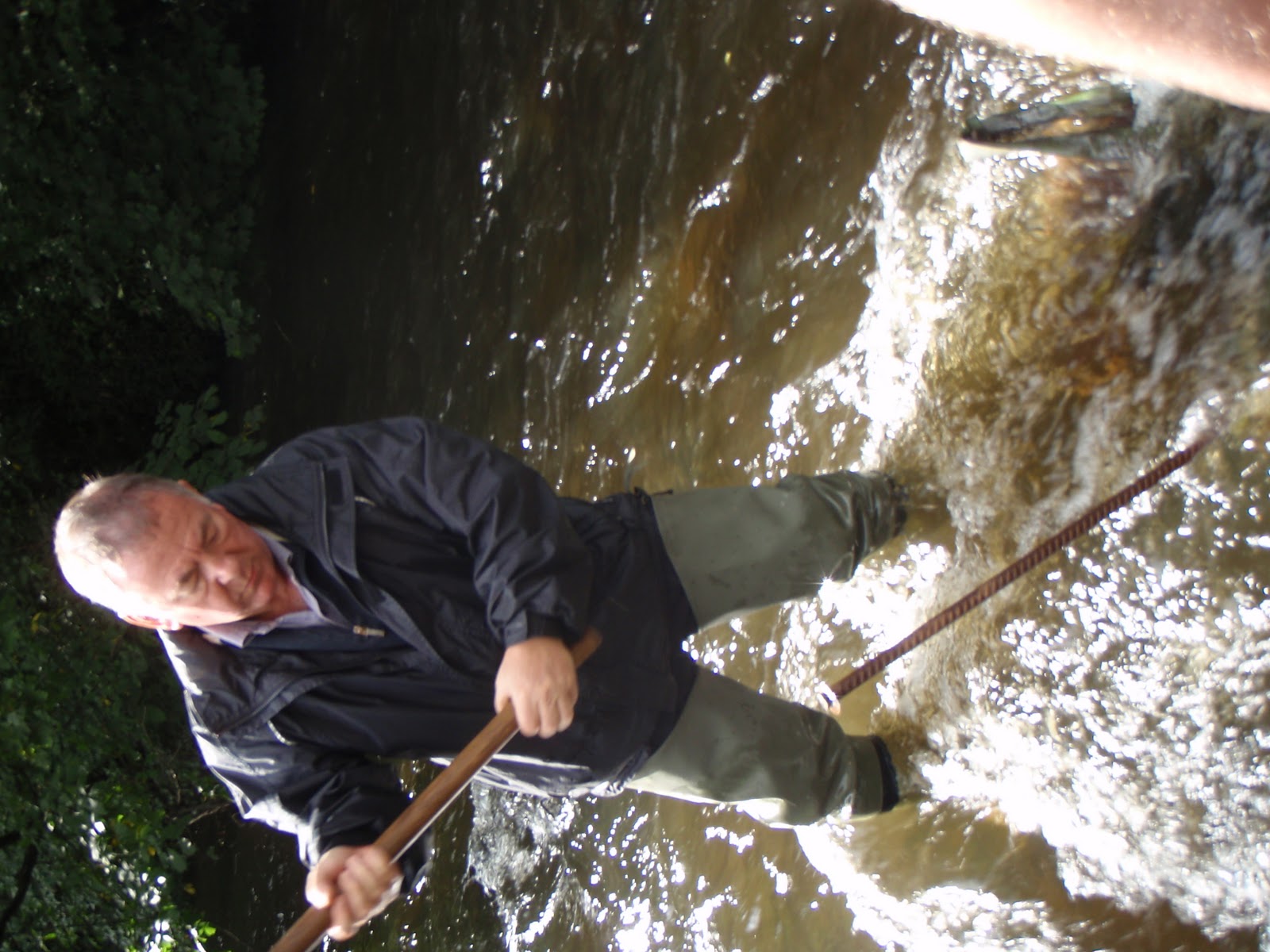 DNMAC River Goyt restoration: two more "V" flow deflectors ...