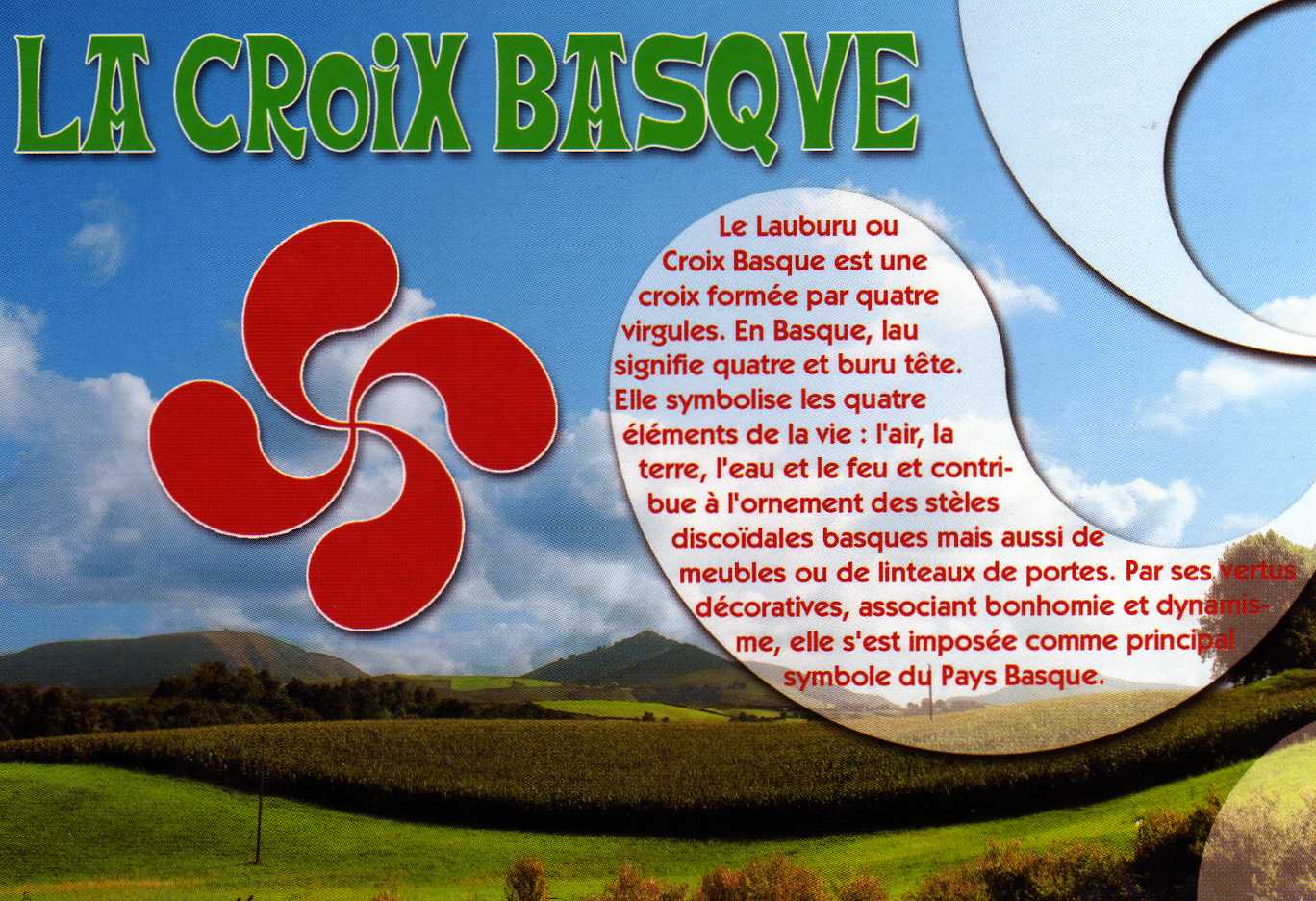 le blog de Maryliane: LA CROIX BASQUE