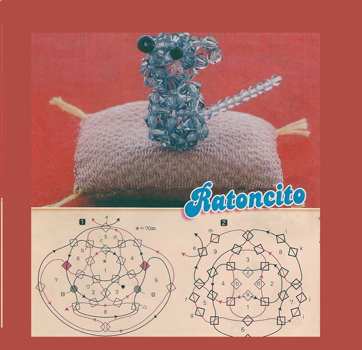 JOSEFA CARRILLO Y ALBORNOZ: animales hechos con perlas acrilicas