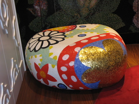 EMC2 Interiors: Tiny Pieces of Art - Funky Mosaic Tile