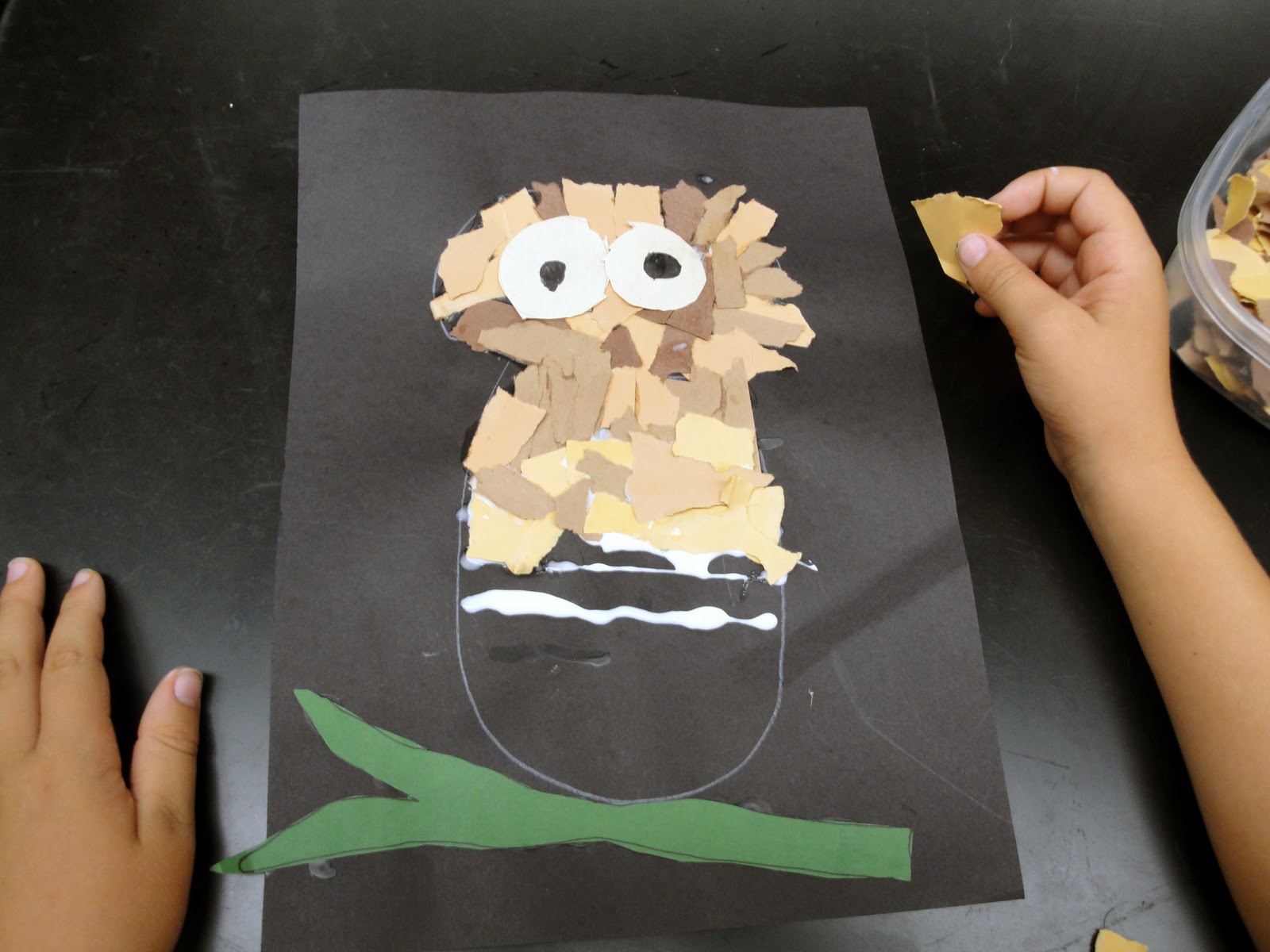 Kindergarten's Torn Paper Owl | Mrs. Hood's Art Room