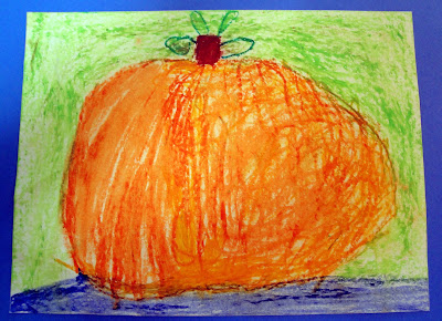 Kindergarten's Oil Pastel Pumpkins | Mrs. Hood's Art Room