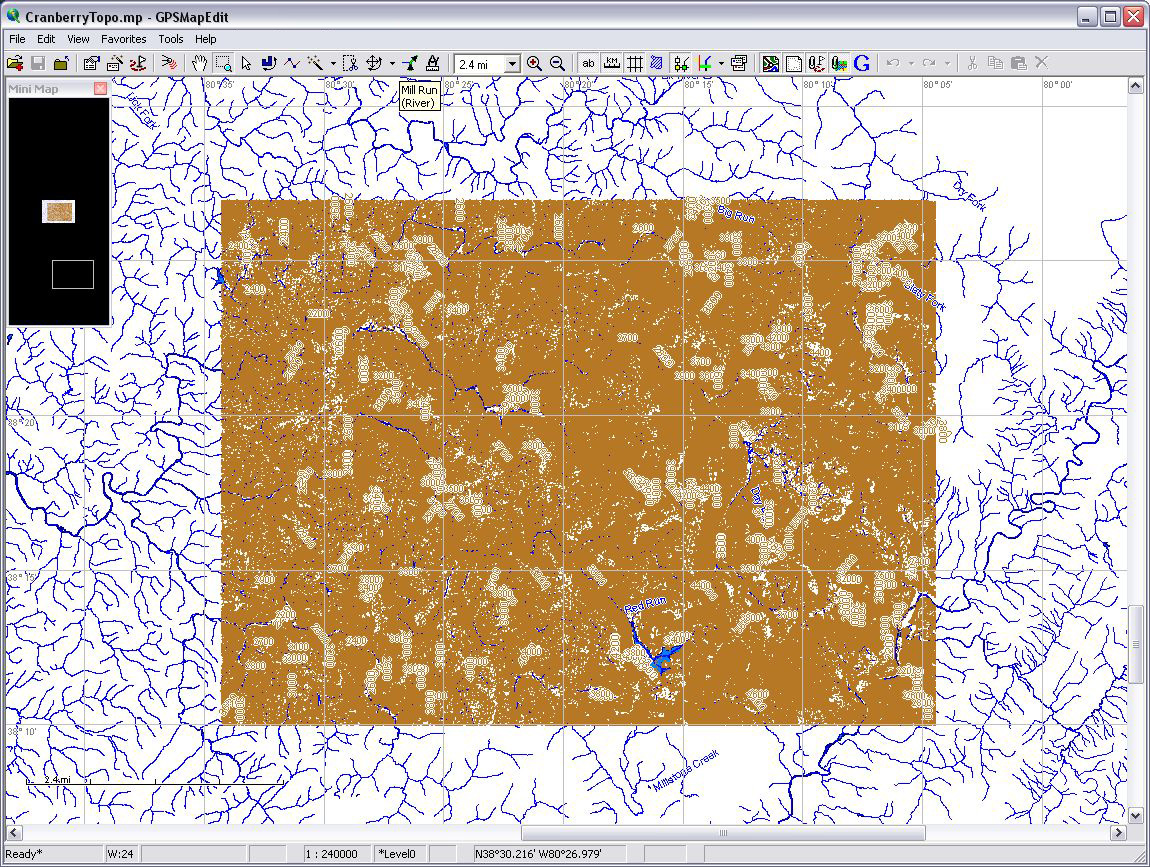 Occasional Hyker: Creating Custom Topographic Maps for your Hand Held ...