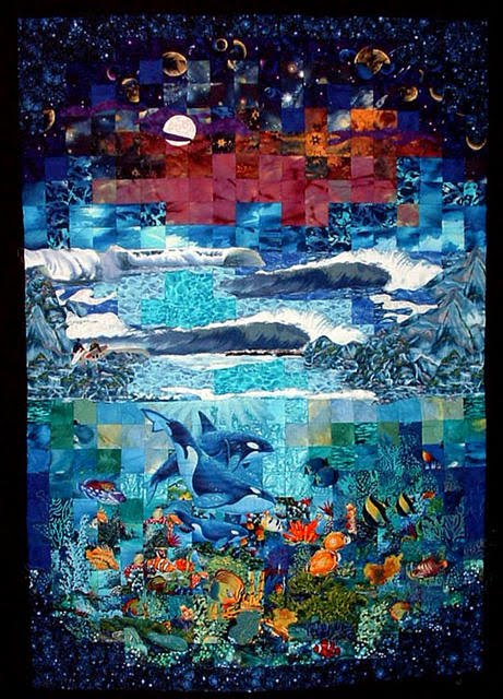 Quilt Inspiration: Making Waves: the Adventures of a Surf Quilter...