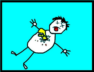 Cómo reflexionar sobre cualquier cosa: Salió de su pecho. Le mordió las ...