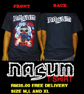 sinister merchandise: NASUM "Tribute To Nasum" shirt