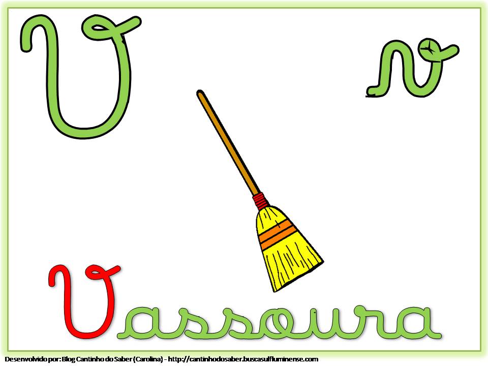 Professora Janete: Letra V