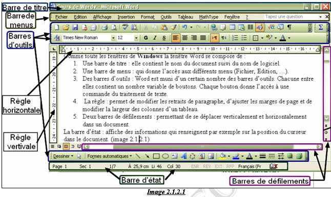 Internet Guide: Leçon 4 : Le texteur Microsoft Word 2003.