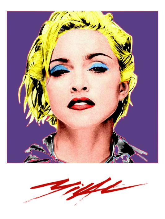 Bilal's Madonna Scrapbook: Madonna by Andy Warhol...