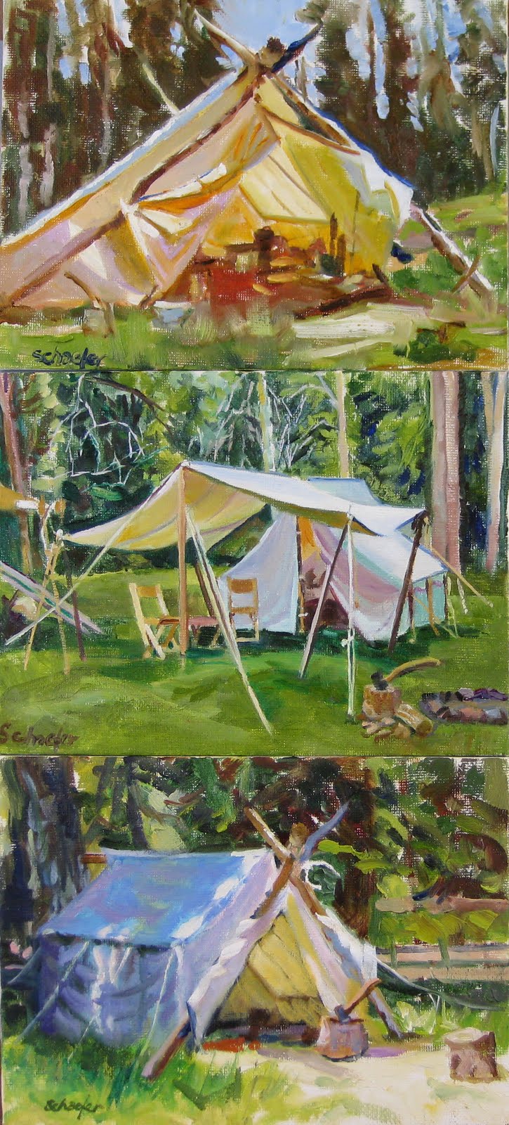 Suzy Schaefer: Camping Tents
