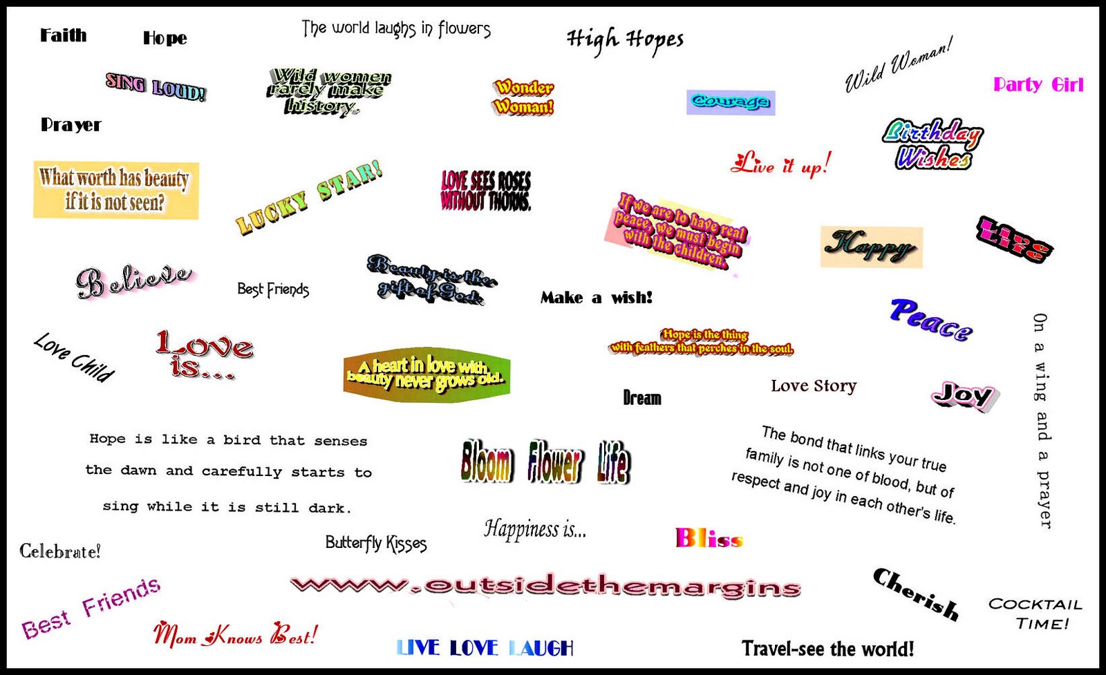 Aileen's Musings: Free Word Sheet