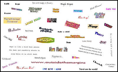 Aileen's Musings: Free Word Sheet