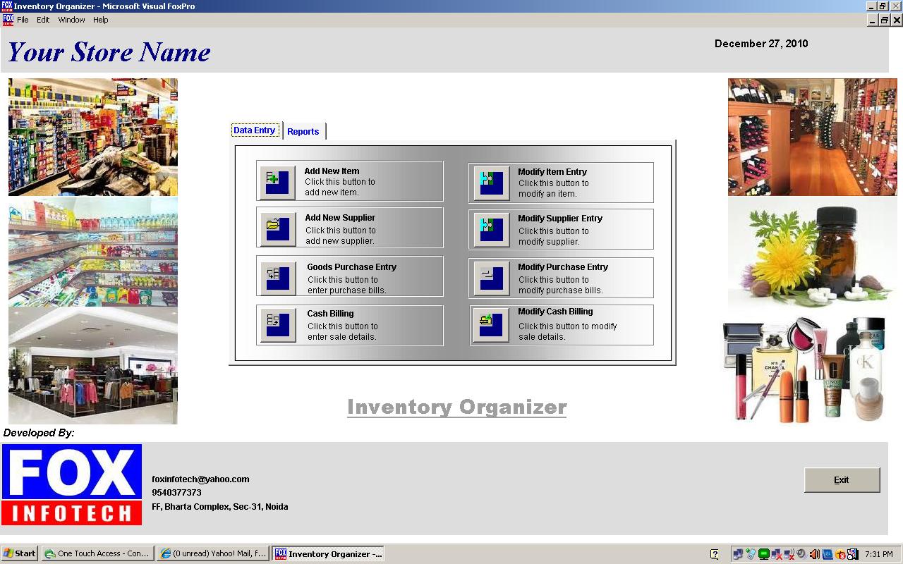 Simple Inventory Management Software - foxinfotech.in