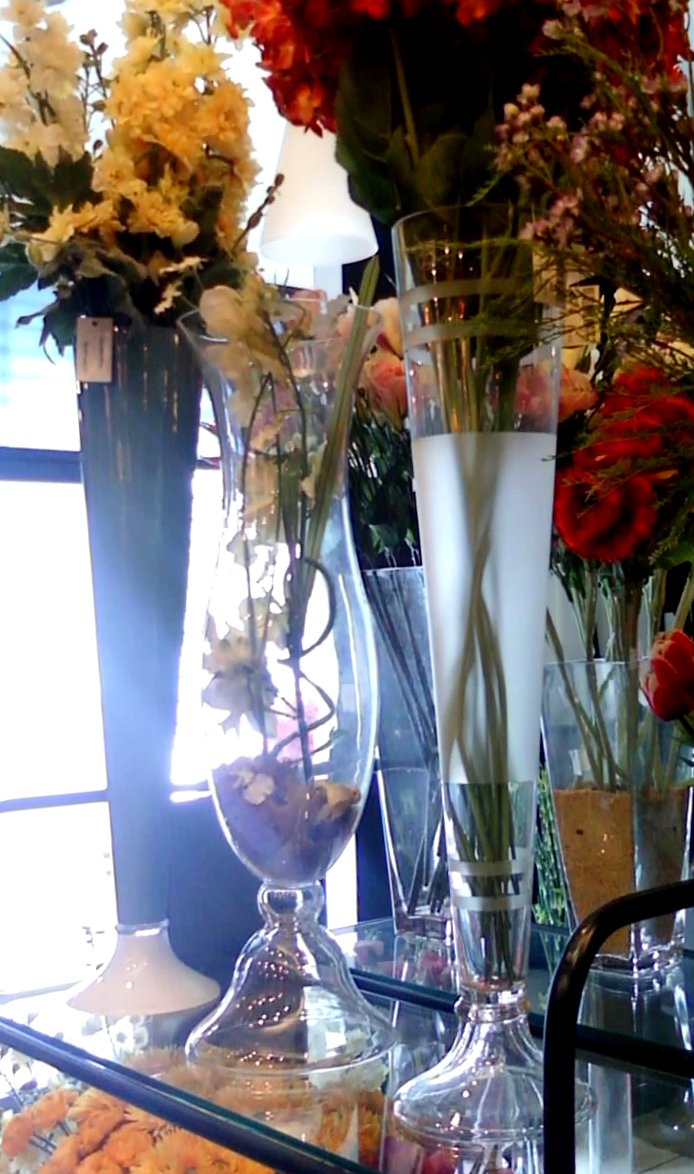 Vas Bunga Kaca | Vas Cantik dari Gelas | WW Design - Handmade Glass ...