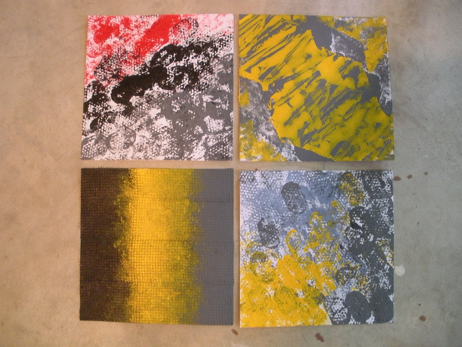 dana's WASH blog: 2D Texture/Color Studies