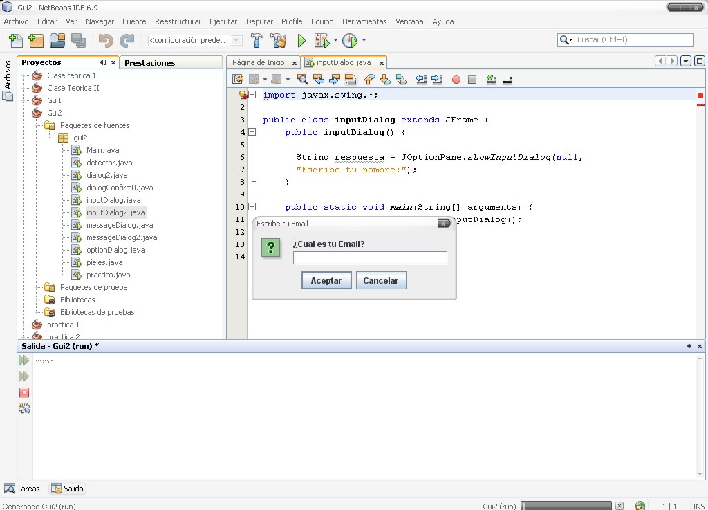 Vacil Mio y Bayuncadas: Cajas de Dialogo en Java