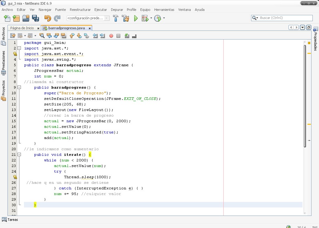 Vacil Mio y Bayuncadas: Barra de Progreso en Java