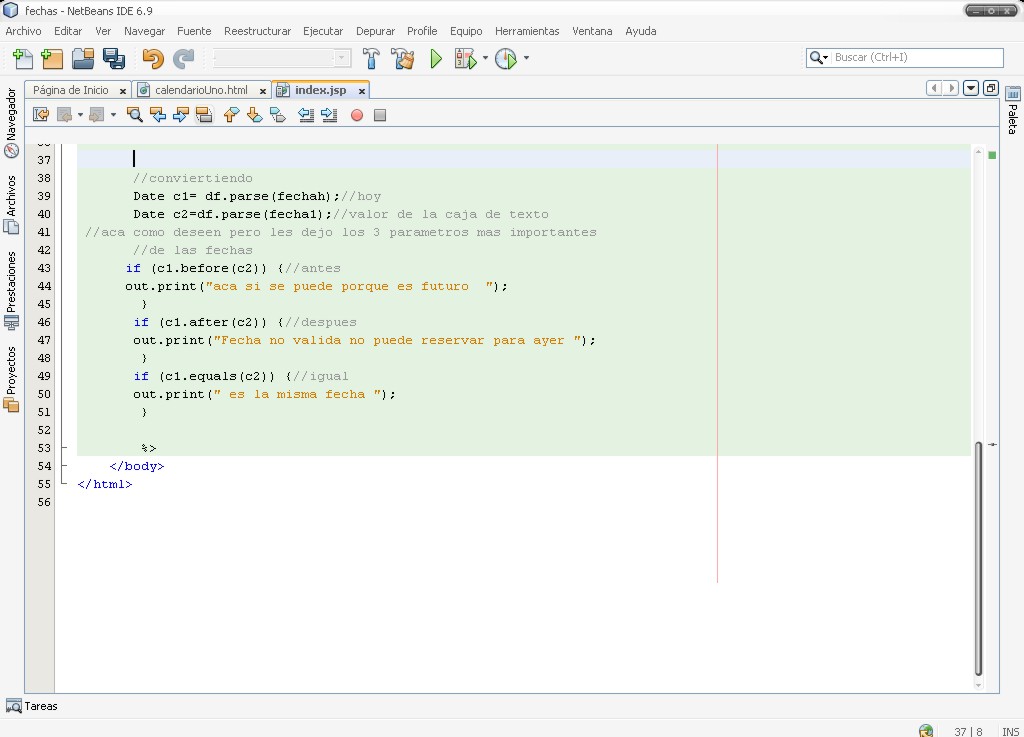 Vacil Mio y Bayuncadas: Calendarios en AJAX y manejo de Fechas en JAVA