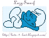 Cro Knit Inspired Creations By Luvs2knit: Lazy Smurf Crochet Chart ...