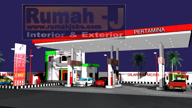 Rumah- J. Jasa Konstruksi & Perencanaan Dg Desain 3D Animasi: SPBU ...